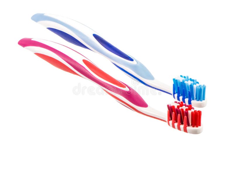 Two Toothbrushs stock image. Image of health, closeup - 39739933