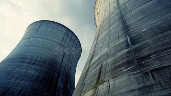 Two Towers Standing Side by Side Stock Photo - Image of pair, towers ...