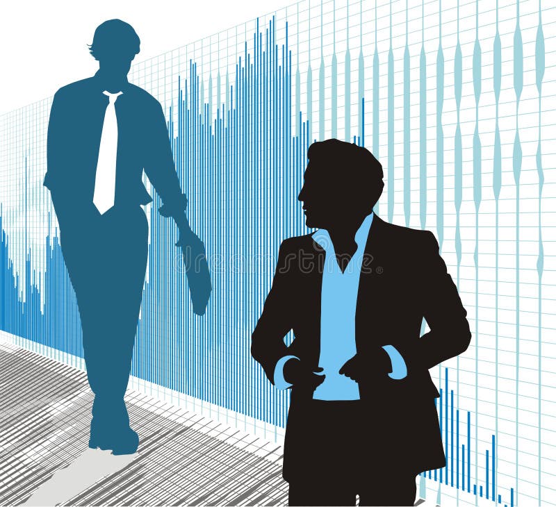 Two Traders And Chart Picture. Image: 8261458
