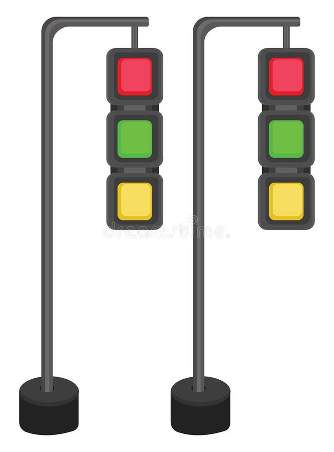 Two Stoplight Stock Illustrations – 123 Two Stoplight Stock ...