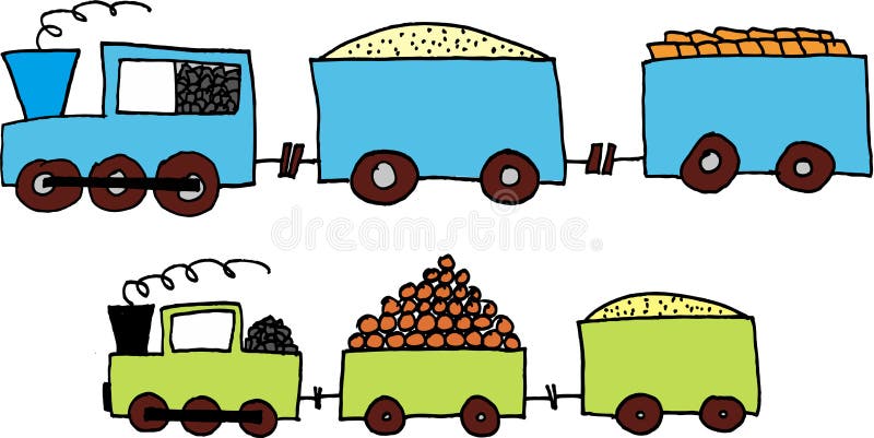 Train stock vector. Illustration of background, color - 9980915