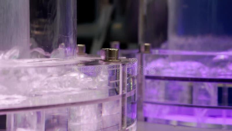 Two Transparent Flasks with Boiling Water. Stock Video - Video of ...