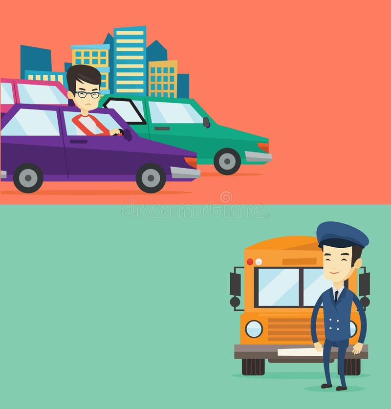 Angry Bus Driver Cartoon Stock Illustrations – 11 Angry Bus Driver ...