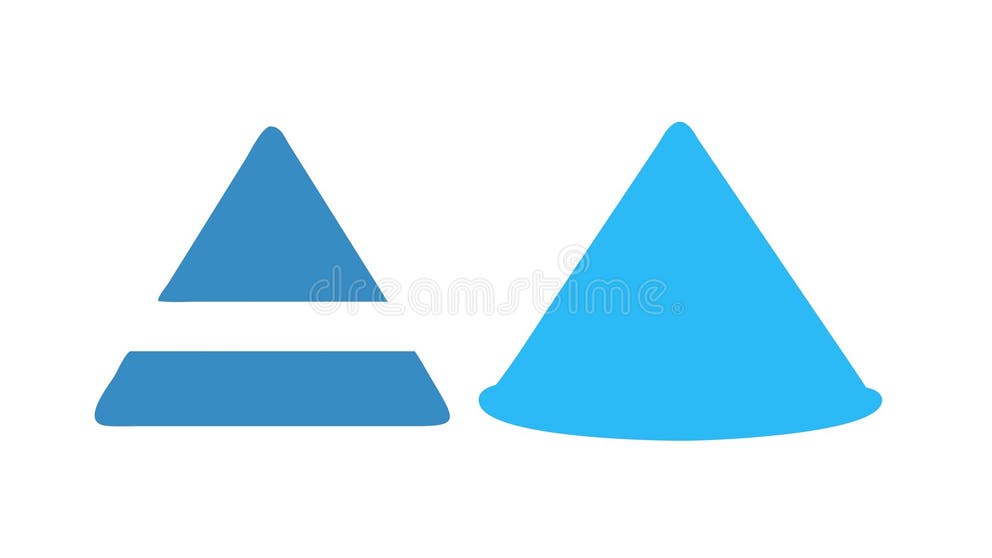 Two Triangle Shapes Vector Graphic, Vector Design Generative AI Stock ...