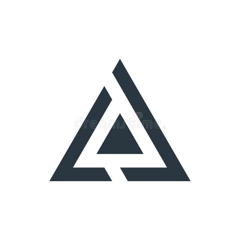 Triangle tech logo stock vector. Illustration of abstract - 83746146