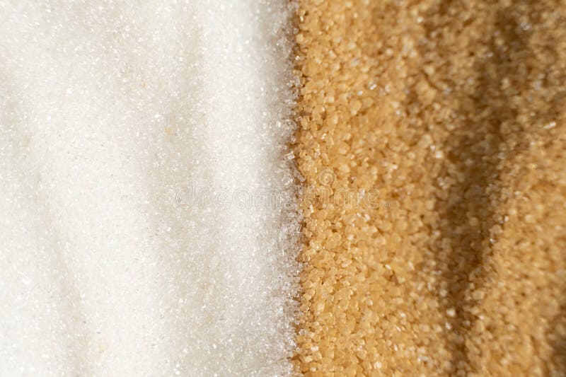 Two Types of Crystalline Sugar are White Refined Beet Sugar and Brown ...