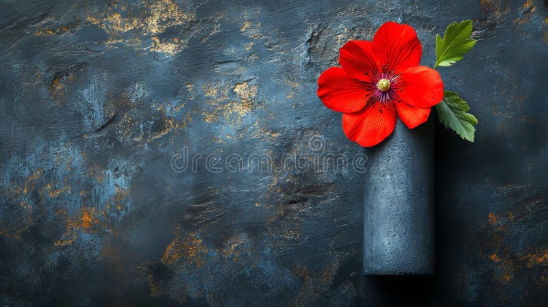 Two Vases, Each with a Flower Extending Out from the Top in a Similar ...