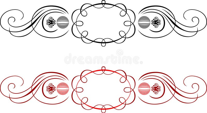 Two vector details stock vector. Illustration of title - 15017147