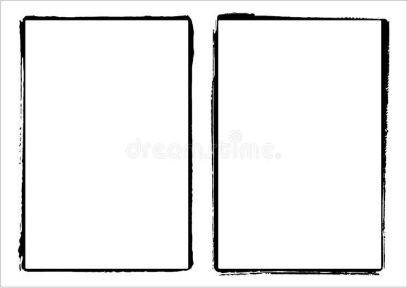 Two Vector Film Frame Edges / Borders Stock Vector - Illustration of ...