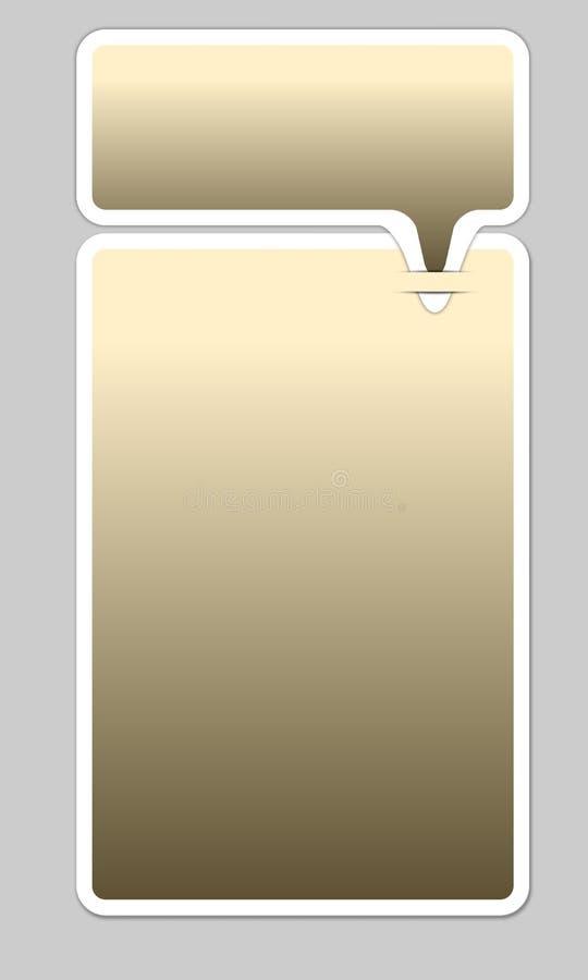 Two vector frames stock vector. Illustration of isolated - 34254464