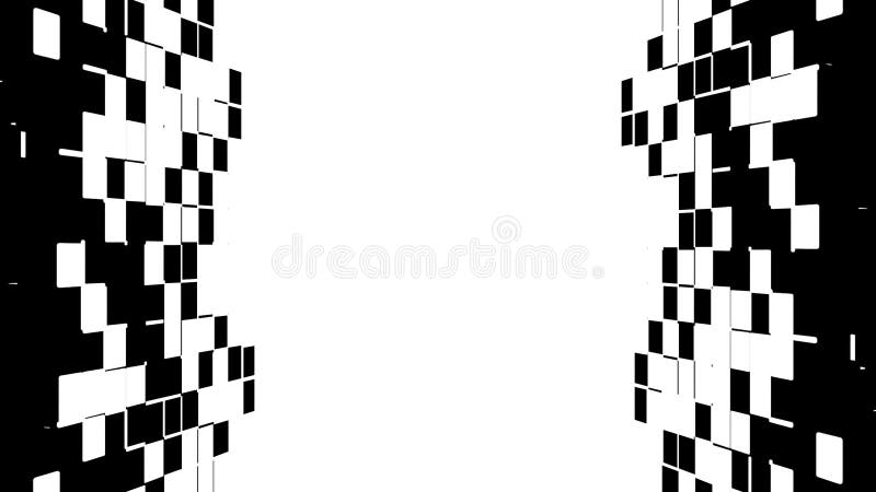 Abstract Square Particles Transition Mask Stock Video - Video of doors ...