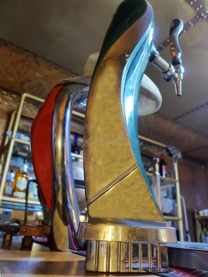 Two vertical beer taps stock image. Image of inside - 192986175