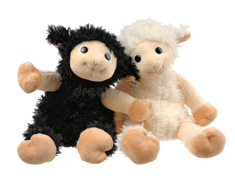 Two Very Cute Stuffed Animals Stock Image - Image of animal, fabric ...