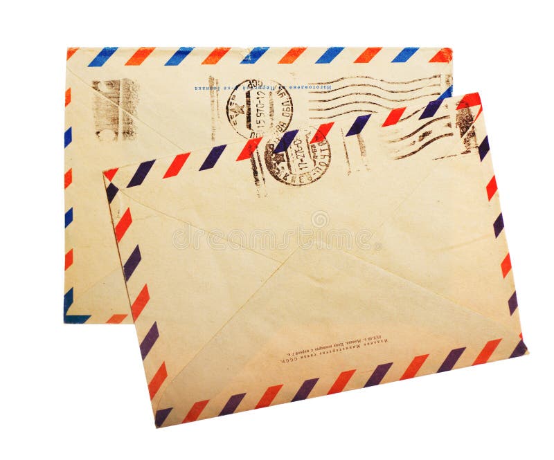 Old envelope back side stock image. Image of blue, cover - 16052989