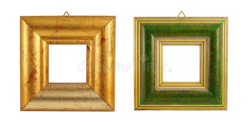 Two vintage frames stock image. Image of decoration, decorative - 934457