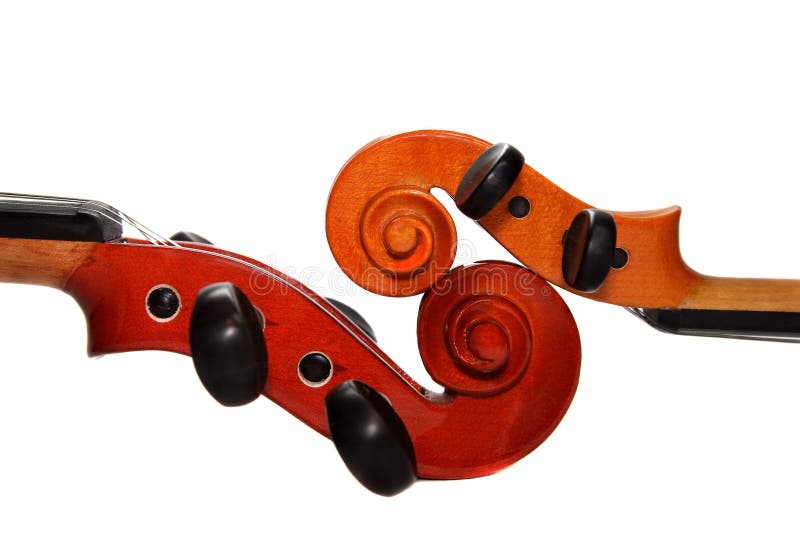 Two violins stock image. Image of strings, gracefully - 4133065