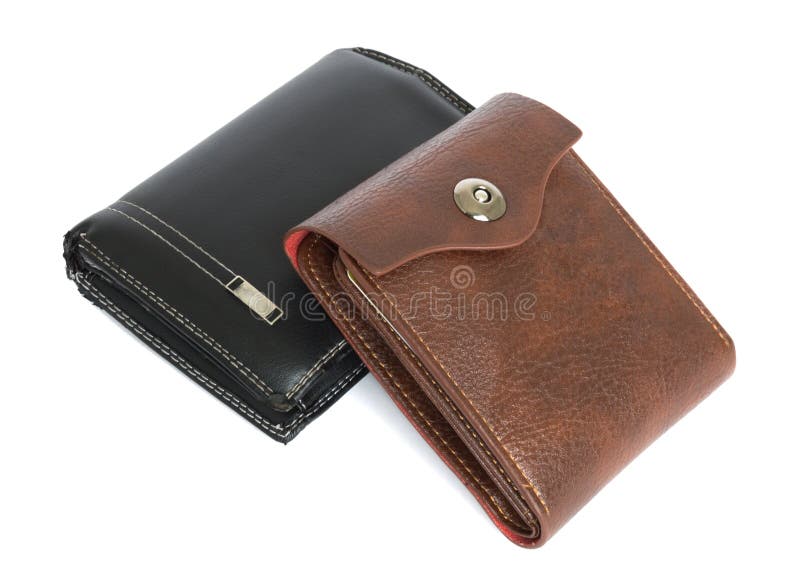Two wallet old and new stock photo. Image of currency - 68484758
