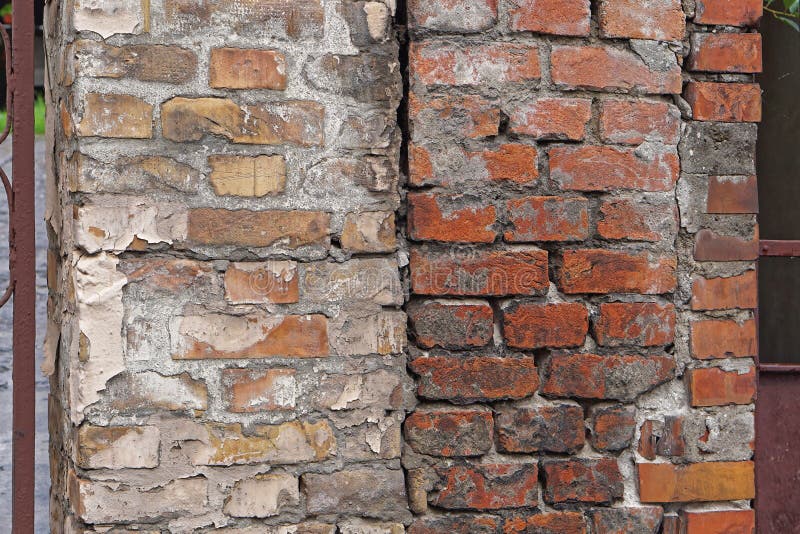 Two walls stock photo. Image of exterior, orange, architecture - 198598130