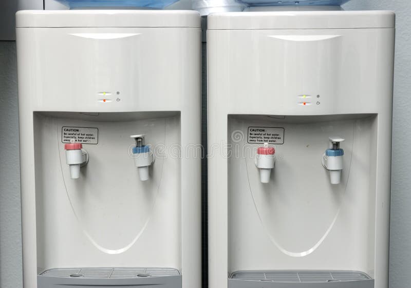 Two water coolers. stock photo. Image of lights, green - 143680