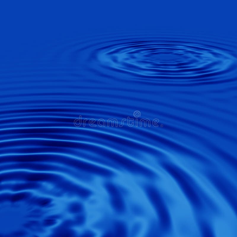 Blue Water Ripples or Waves Stock Vector - Illustration of drips, cold ...