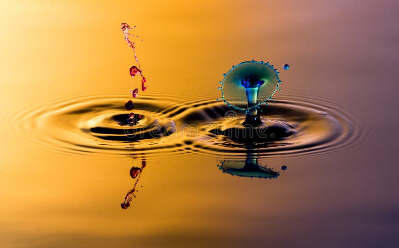 Two Water Splatter and Splash. Stock Image - Image of effect, bright ...