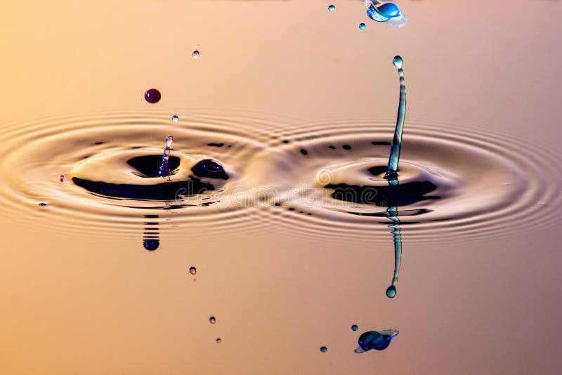 Two Water Splatter and Splash. Stock Image - Image of clean, colour ...