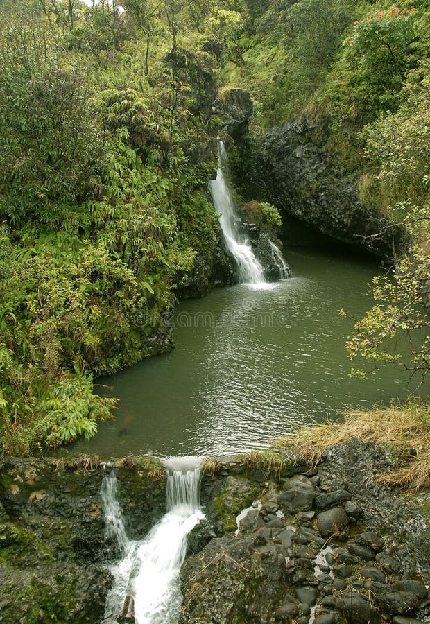 Two Waterfalls Picture. Image: 4367927