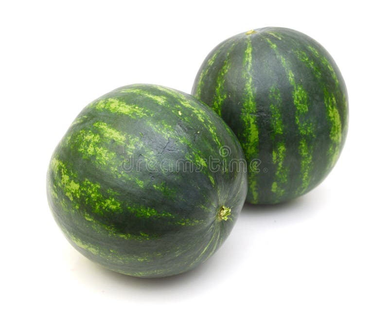 150 Two Watermelons White Stock Photos - Free & Royalty-Free Stock ...