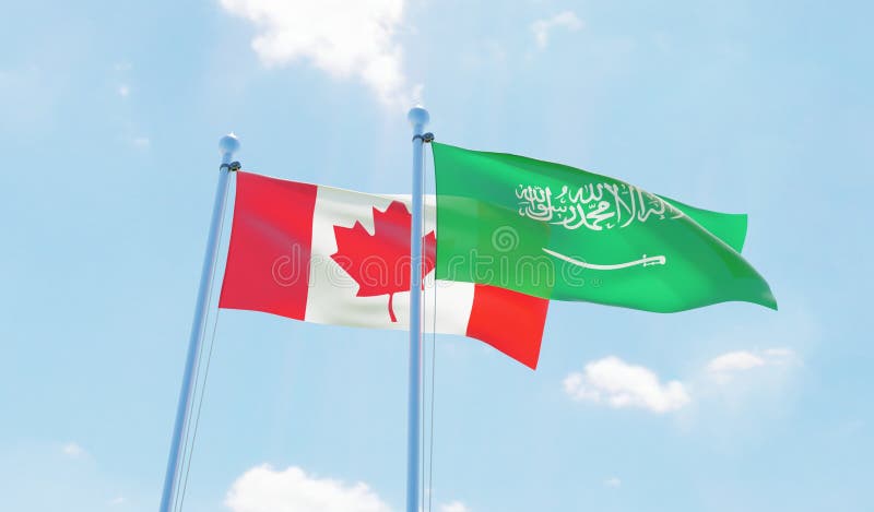 Two waving flags stock illustration. Illustration of pole - 105122883