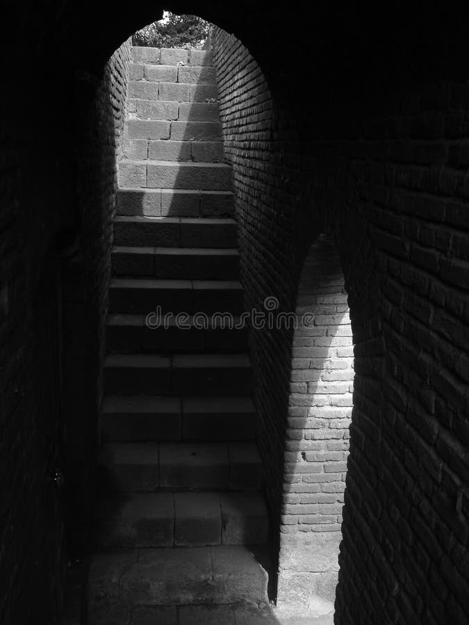 Two way stock image. Image of light, steps, paths, white - 1561415
