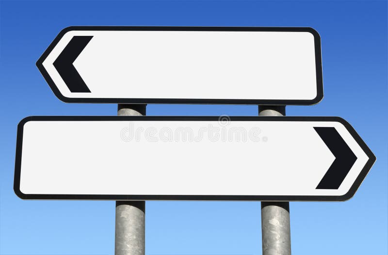 Blank Signpost Blank Signpost With A Fall Of Snow Digital Art By