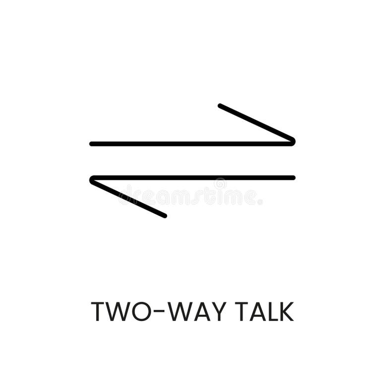 Two Way Conversation Stock Illustrations – 329 Two Way Conversation ...