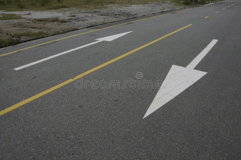 Two way road stock photo. Image of direction, traffic - 20890702