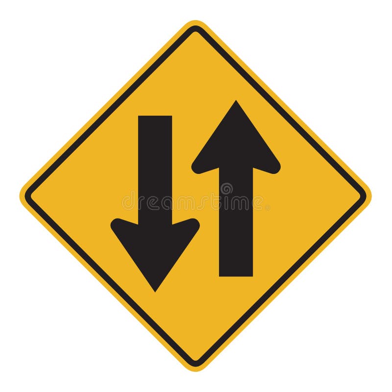 2 Way Arrow Sign Stock Illustrations – 214 2 Way Arrow Sign Stock ...