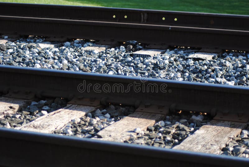 Two Ways on the Tracks stock image. Image of asphalt - 267262791