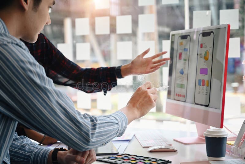 Two Web Developers Working Together for Mobile Application Software ... Two Web Developers Working Together for Mobile Application Software ...