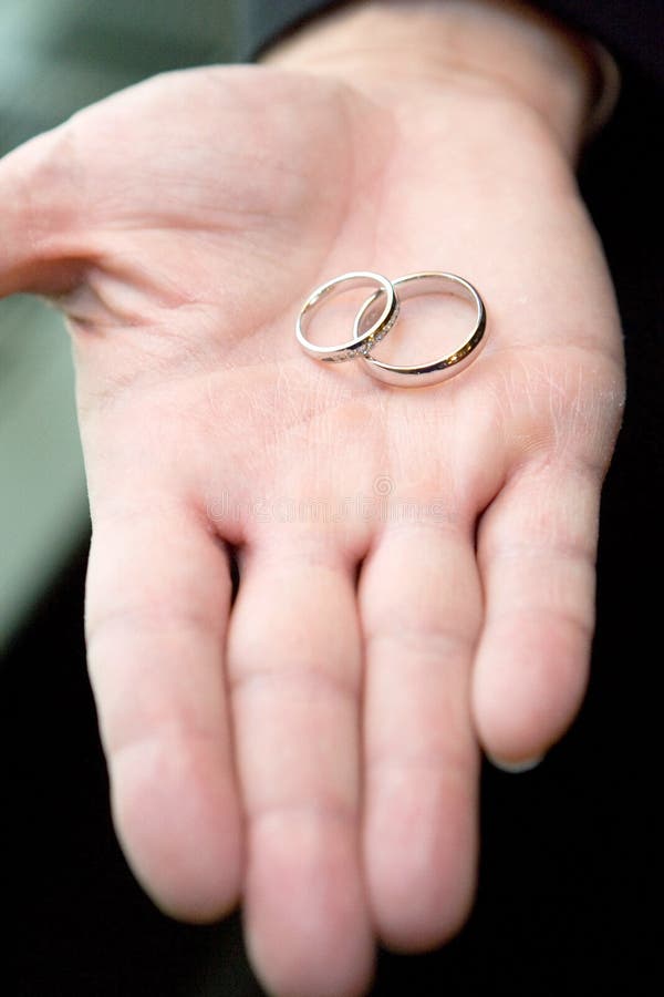Wedding Rings, Holding Hands Stock Image - Image of gold, male: 14444031