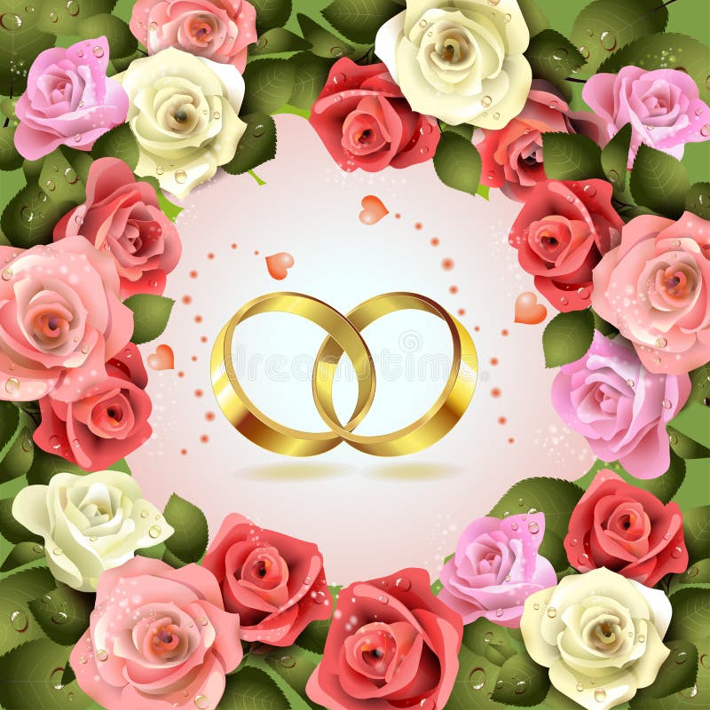 Two Wedding Rings Stock Illustrations – 5,062 Two Wedding Rings Stock ...