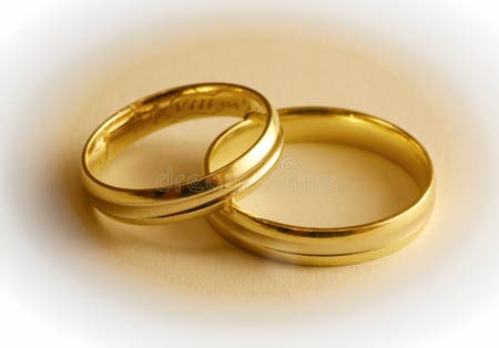 Two Wedding Rings stock photo. Image of symbolism, traditional - 23912