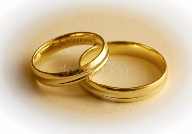 Two Wedding Rings stock photo. Image of symbolism, traditional - 23912