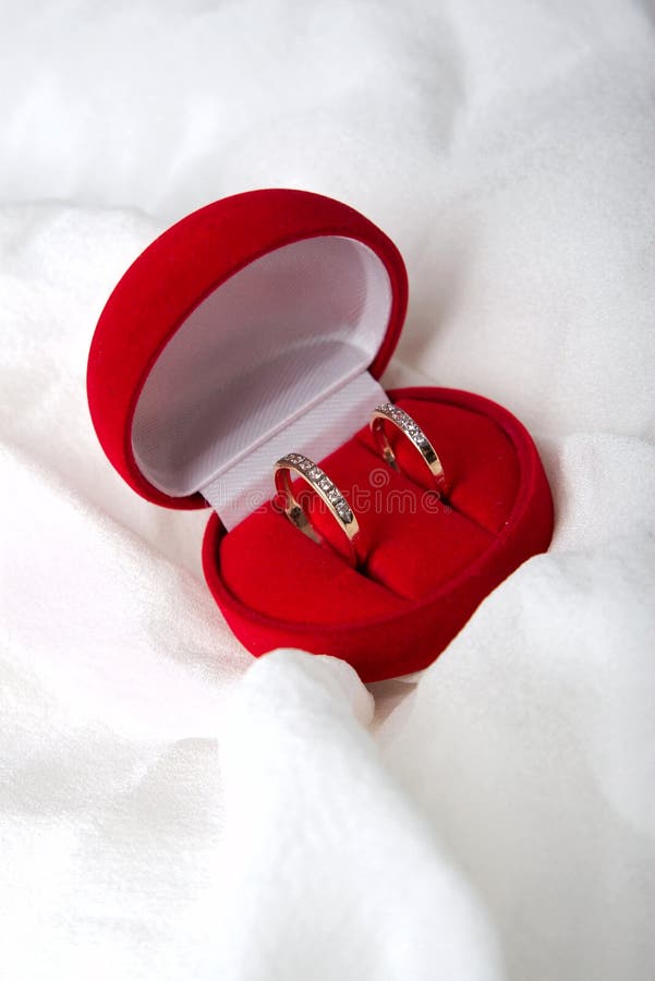 Two wedding rings stock image. Image of ring, engagement - 4180971