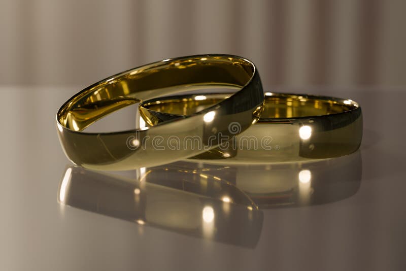 Two wedding rings stock illustration. Illustration of love - 313918265