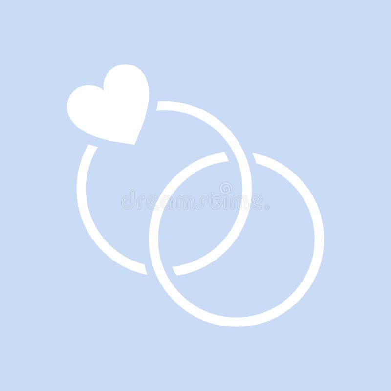 Wedding Rings Together Graphic Stock Illustrations – 209 Wedding Rings ...