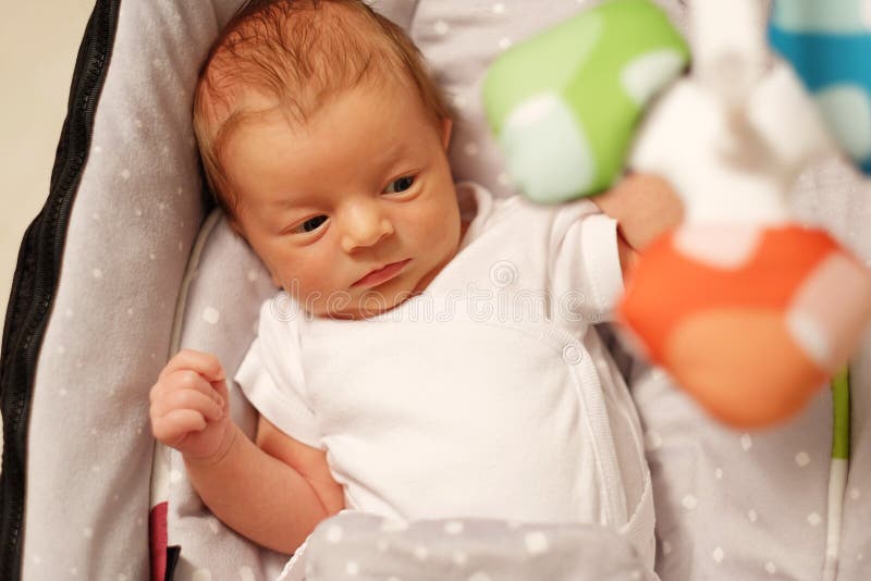 Two weeks old newborn baby stock image. Image of face - 65722215