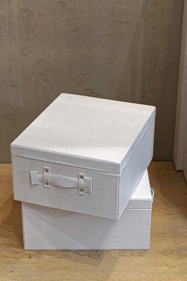 Two boxes stock photo. Image of floor, container, boxes - 194904514