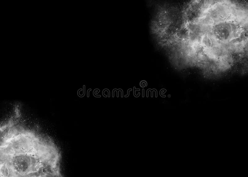 Two White Smoke Splash on Black Background Stock Image - Image of ...