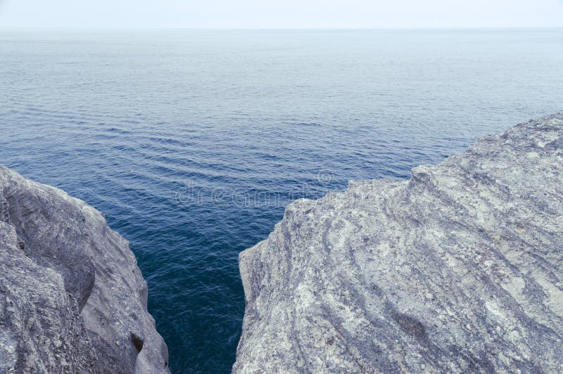 Cliffs above the sea stock photo. Image of winded, ocean - 30094648