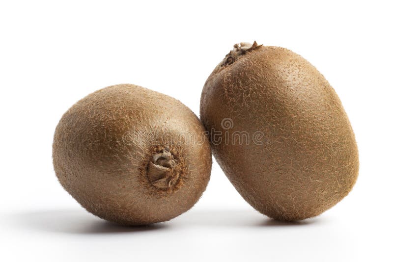 Two whole fresh kiwi s stock image. Image of studio, healthy - 12019239