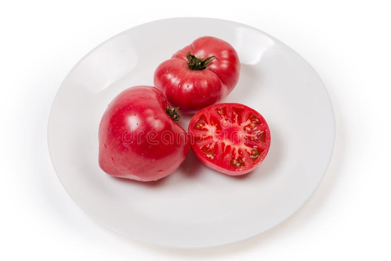 Pink tomato stock photo. Image of gourmet, nature, salad - 11037736