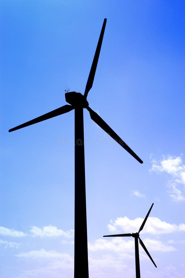 Wind power fan stock photo. Image of mill, watts, rotation - 18306202
